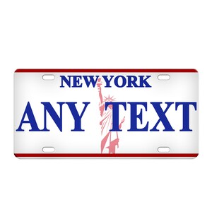 Custom New York Retro License Plate | Personalized Name | Custom | All ...