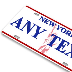 Custom New York Retro License Plate | Personalized Name | Custom | All ...