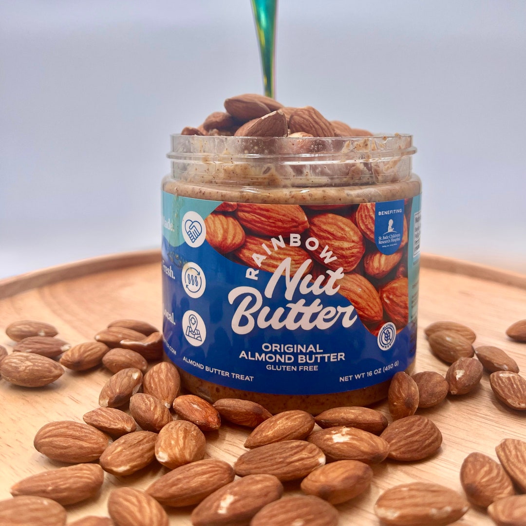 Original Almond Butter Treat Rainbow Nut Butter - Etsy
