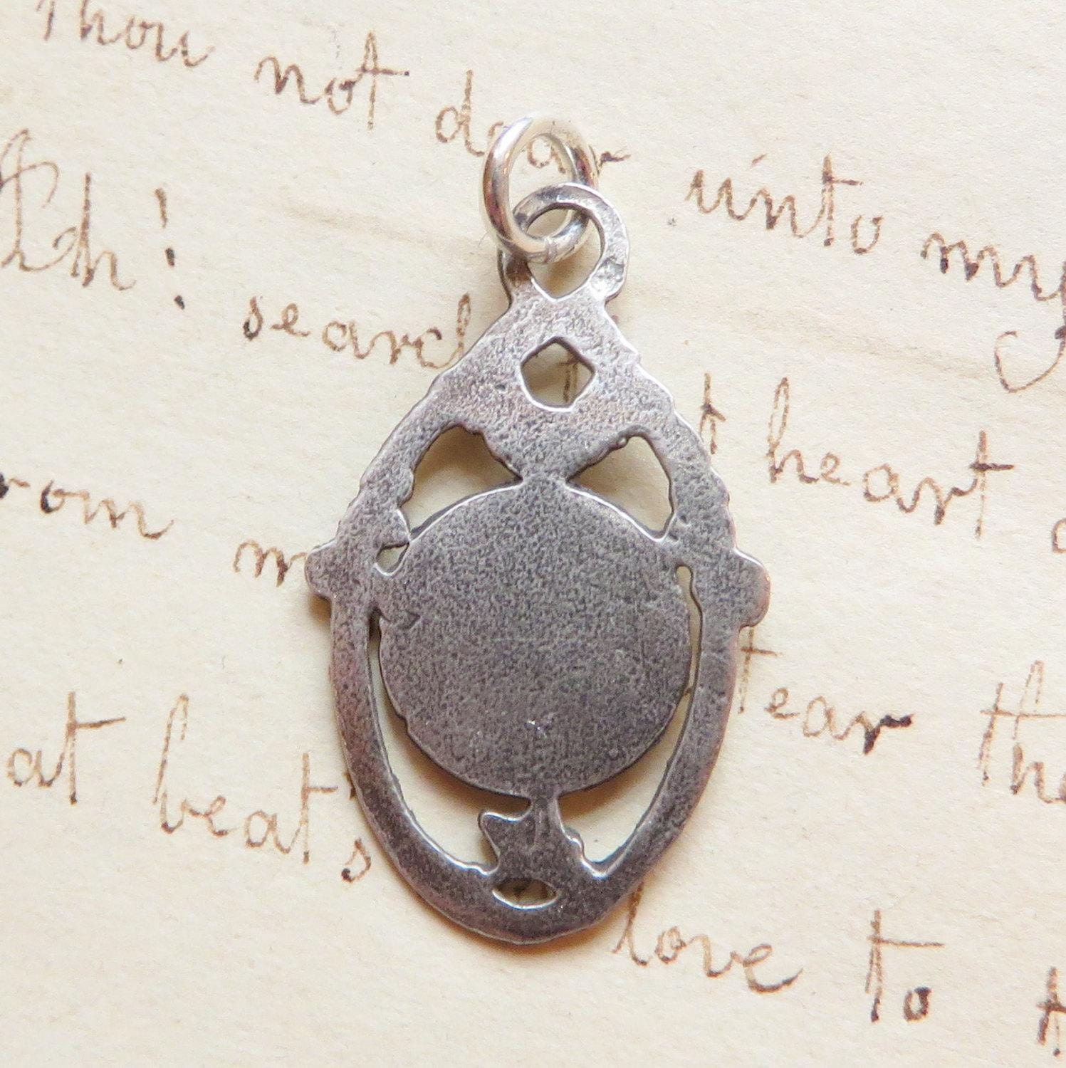 First Holy Communion Classic Medal -sterling Silver Antique Replica - Etsy