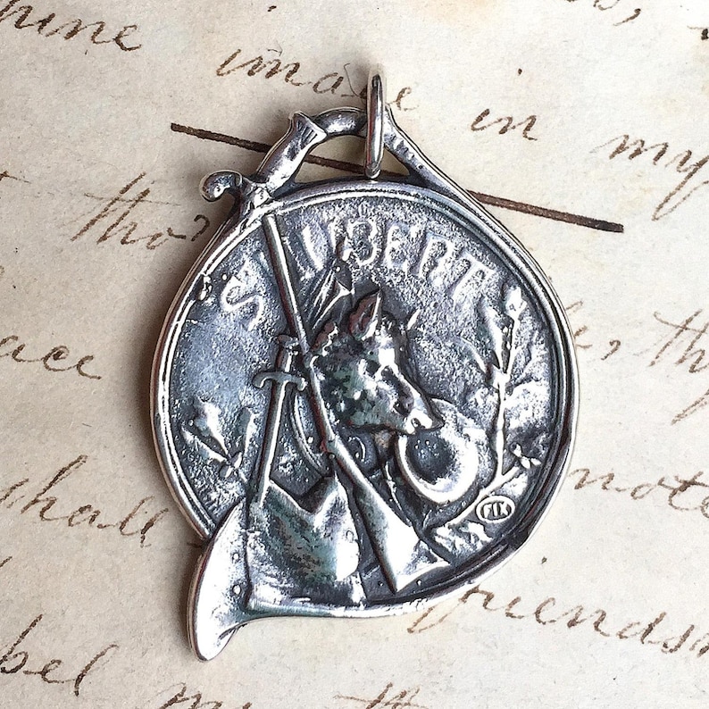 St Hubert Large Medal Sterling Silver Antique Replica - Etsy