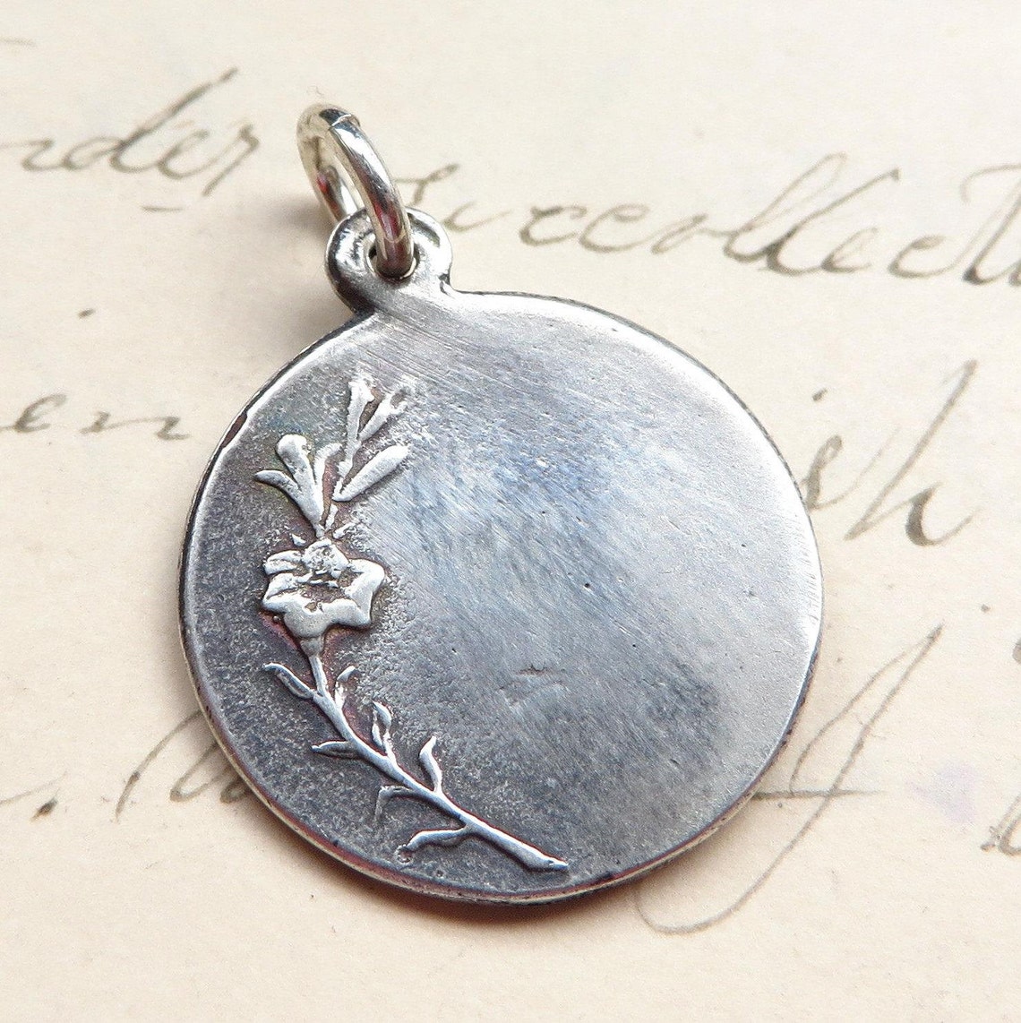 St Rose of Lima Medal - Sterling Silver Antique Replica - Patron of ...