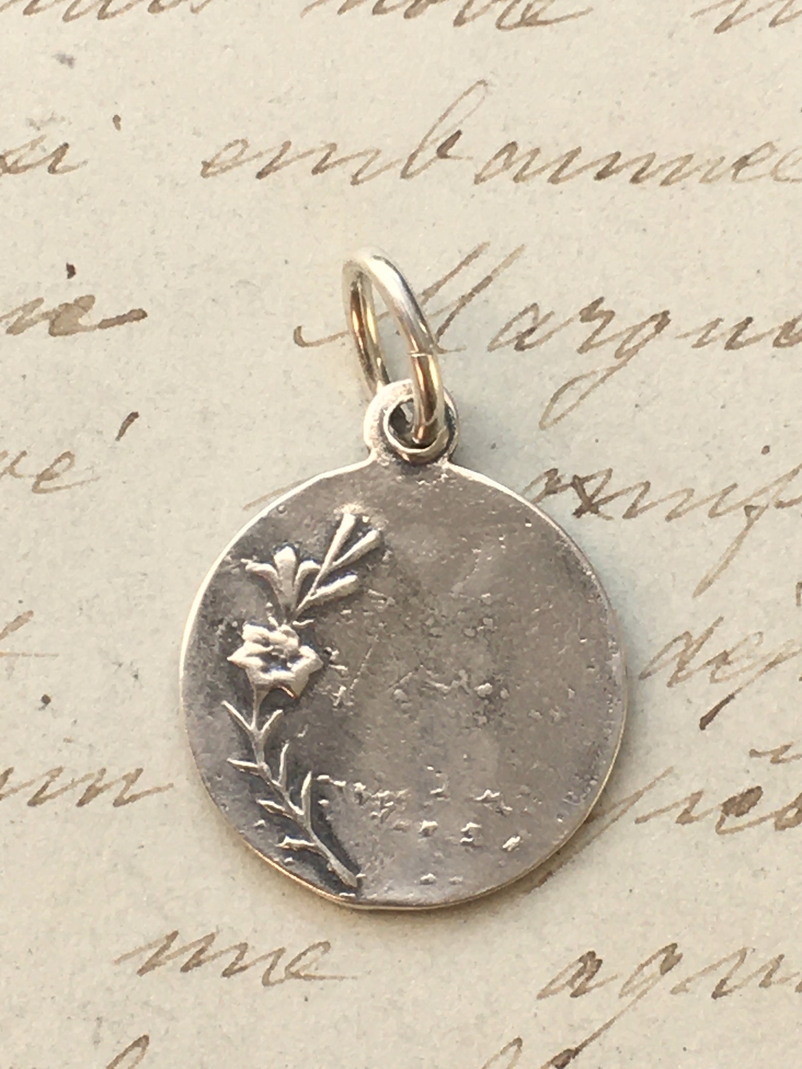 St Medard Medal Sterling Silver Antique Replica Patron of - Etsy