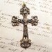 Victorian Bronze Crucifix - Antique Replica - Etsy