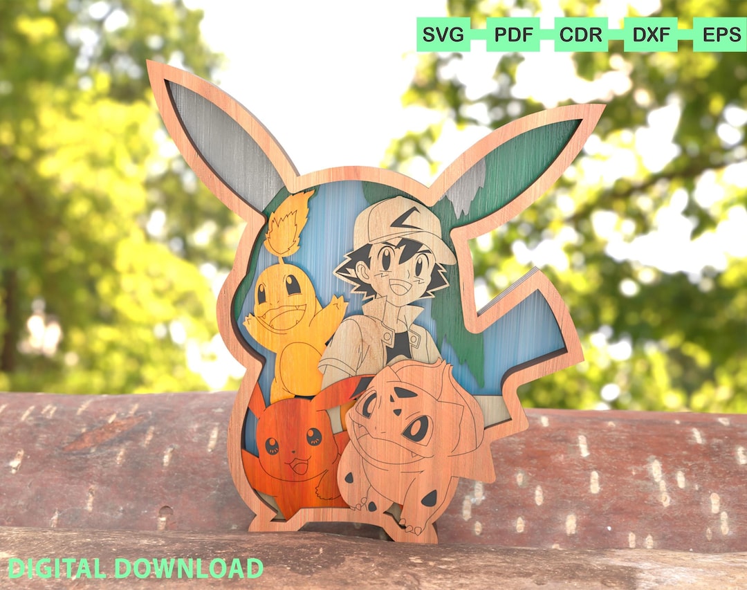 Pika Svg Laser Ready Files - 7 Layer - Etsy
