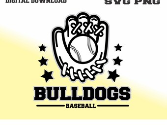 Bulldog Svg. Bulldogs Baseball Svg. Svg File . Digital File for Cricut ...