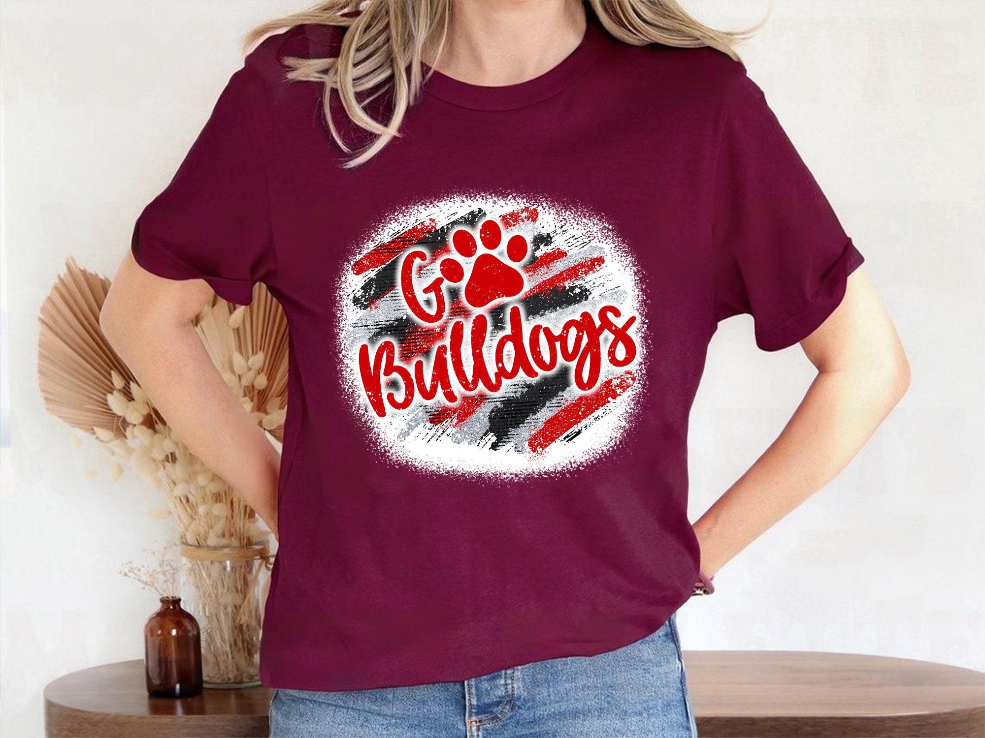 Go Bulldogs Mascot Shirt, Custom Mascot Shirt, School Mascot Shirt ...
