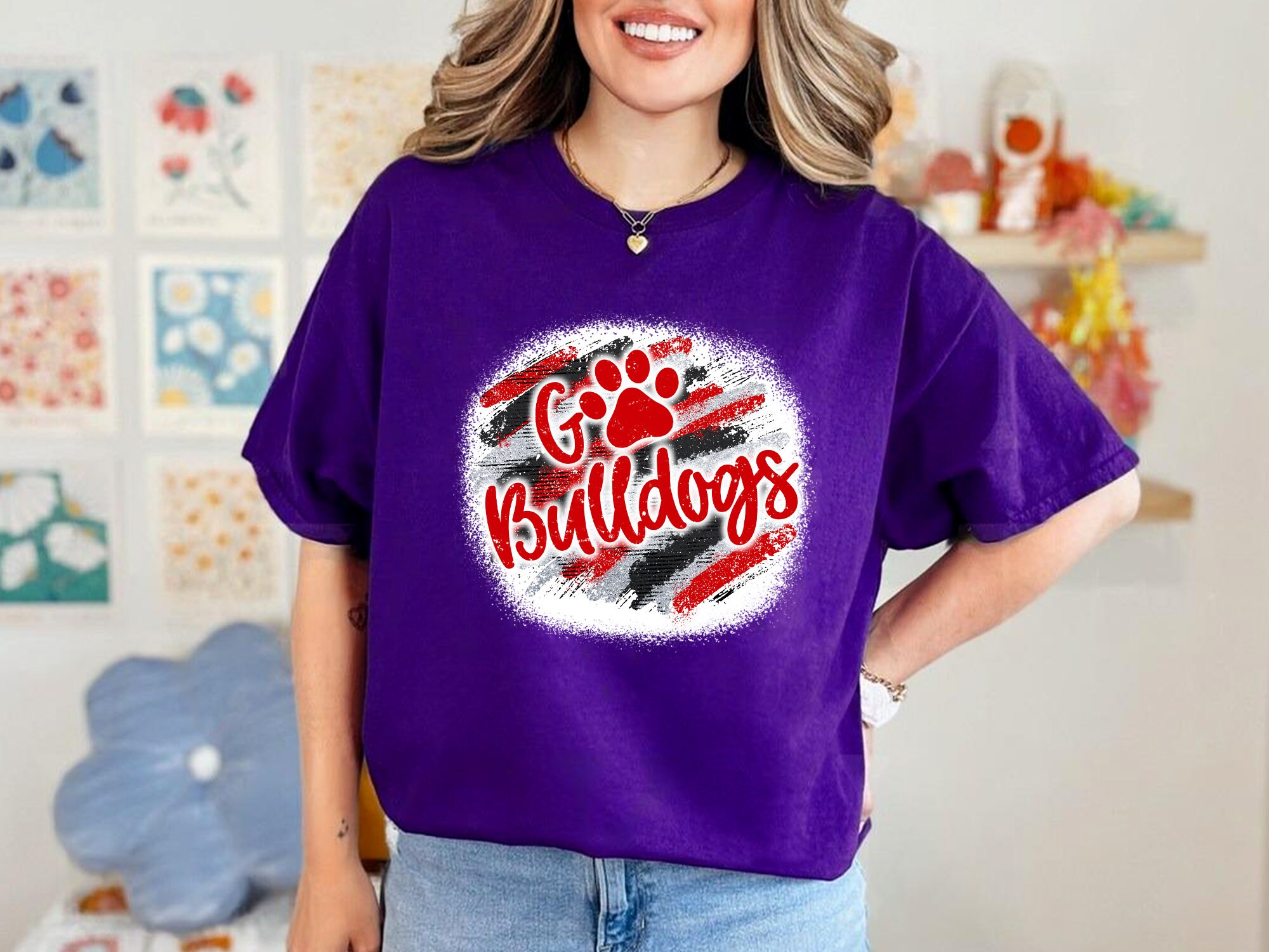 Go Bulldogs Mascot Shirt, Custom Mascot Shirt, School Mascot Shirt ...