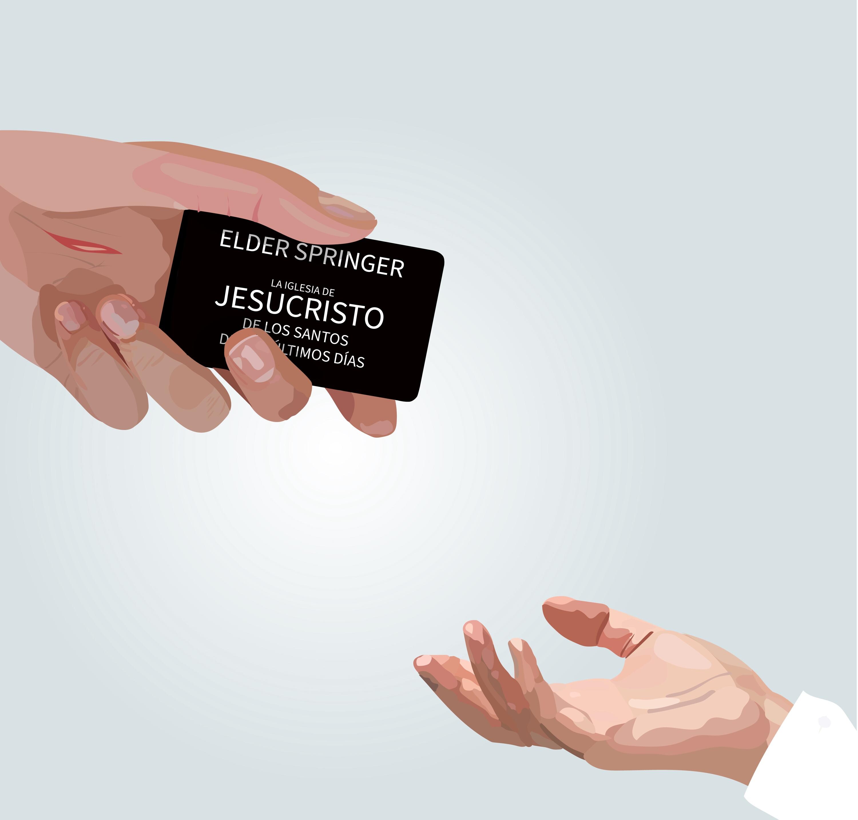 God Handing Missionary Tag to Missionary - Etsy