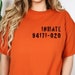Inmate Shirt - State Prison Inmate Shirt With Number Costume, Unisex ...