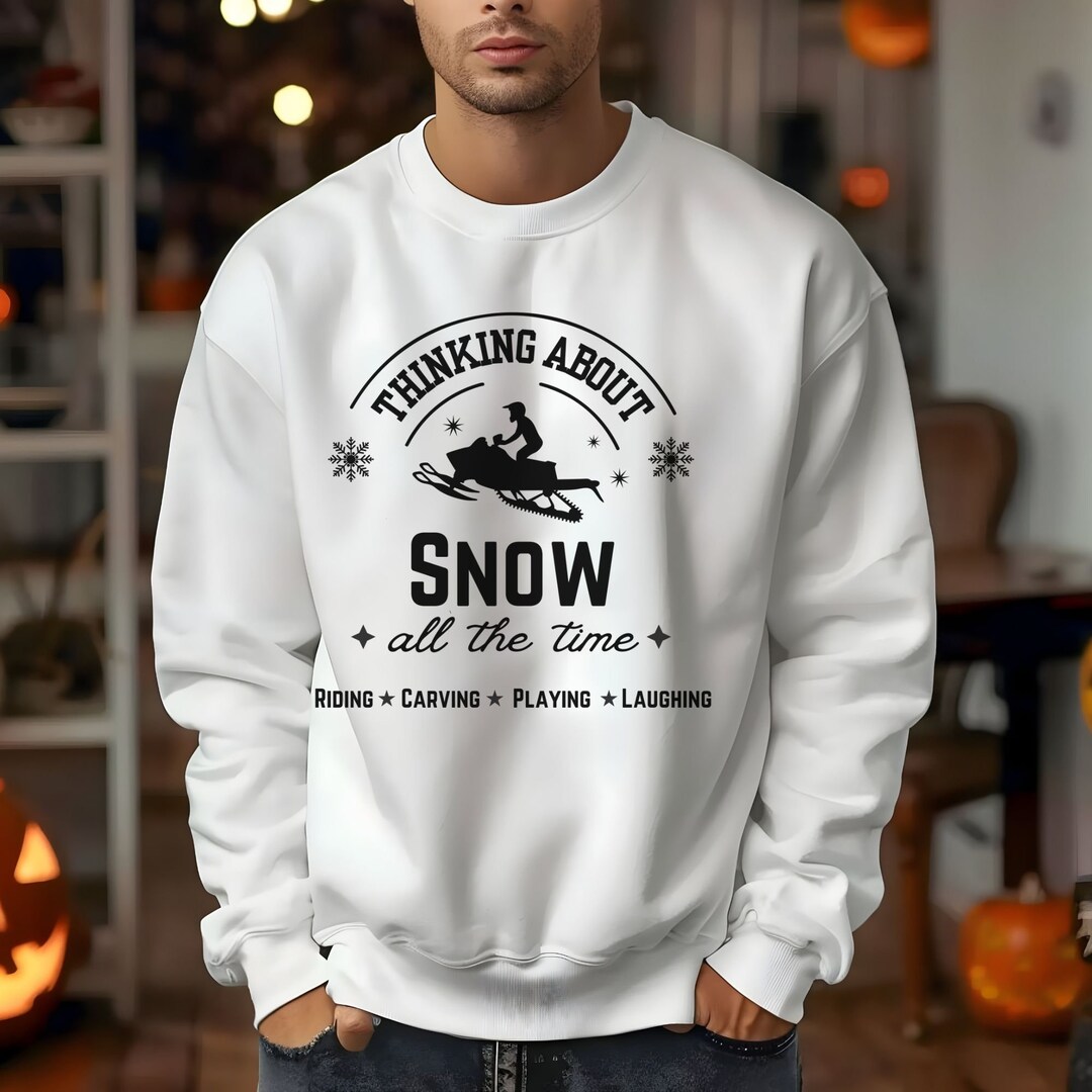 Snowmobile Adventure Unisex Crewneck Sweatshirt, Funny Winter Sports ...