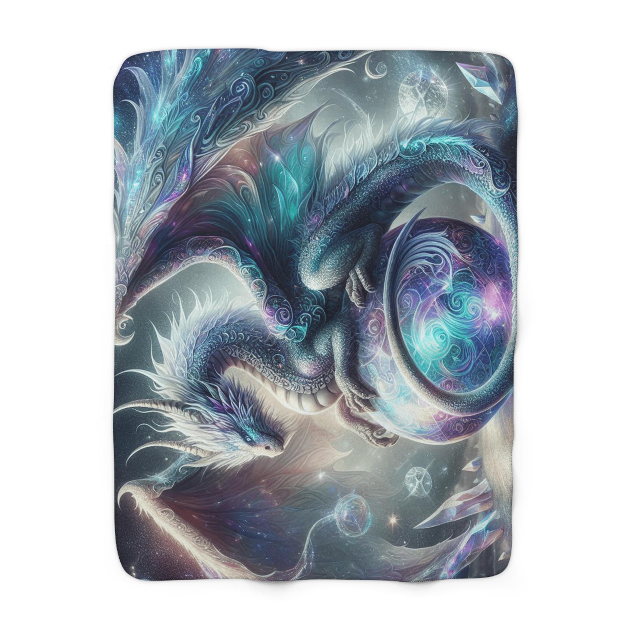 Mystical Dragon Blanket: Soft Plush Fleece Fantasy Throw - Etsy