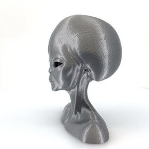 Roswell Grey Alien Bust From Zeta Reticuli - 3D Printed Sci-fi ...