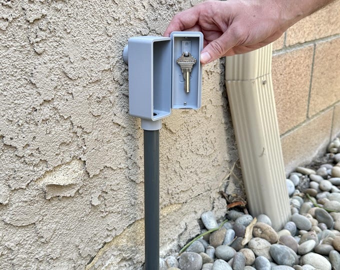 SECRET STASH Faux Succulent Hide-a-key Pot 7-1/2 Tall X 3-1/2 Wide hide ...