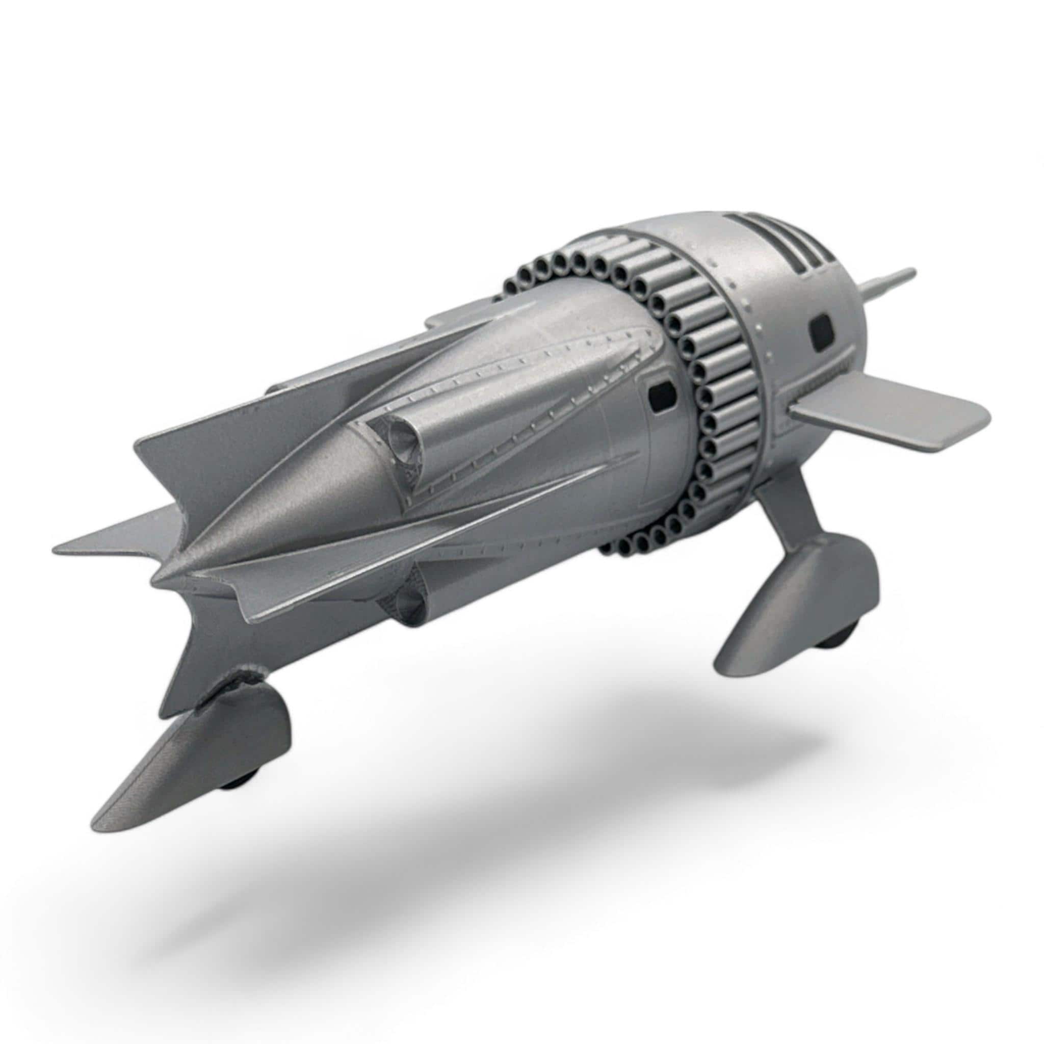 Flash Gordon Rocket Ship 3D Printed, Dr Zarkov Retro Sci-fi Replica ...