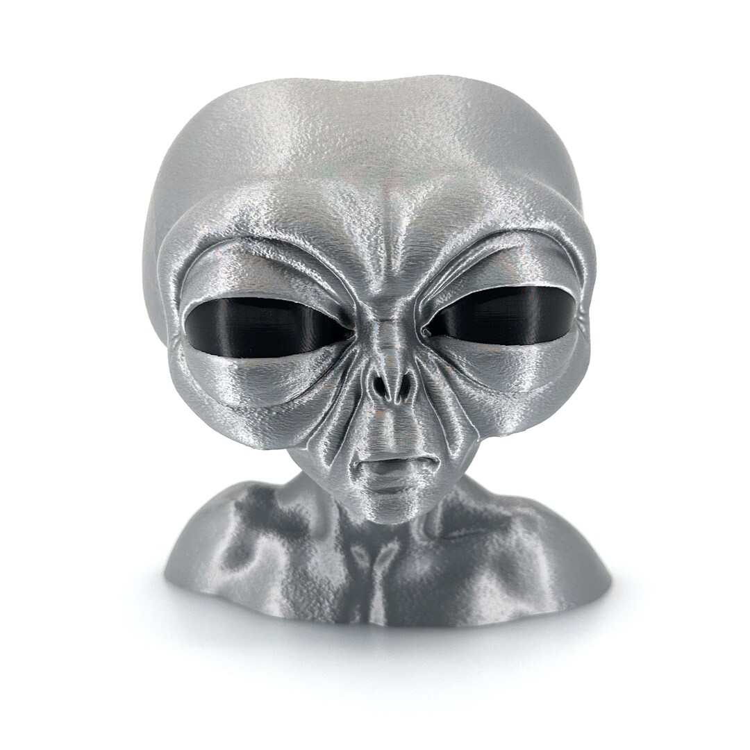 Alien Prince Head Bust 3D Print Sci-fi Alien Bust Sculpture in Multiple ...