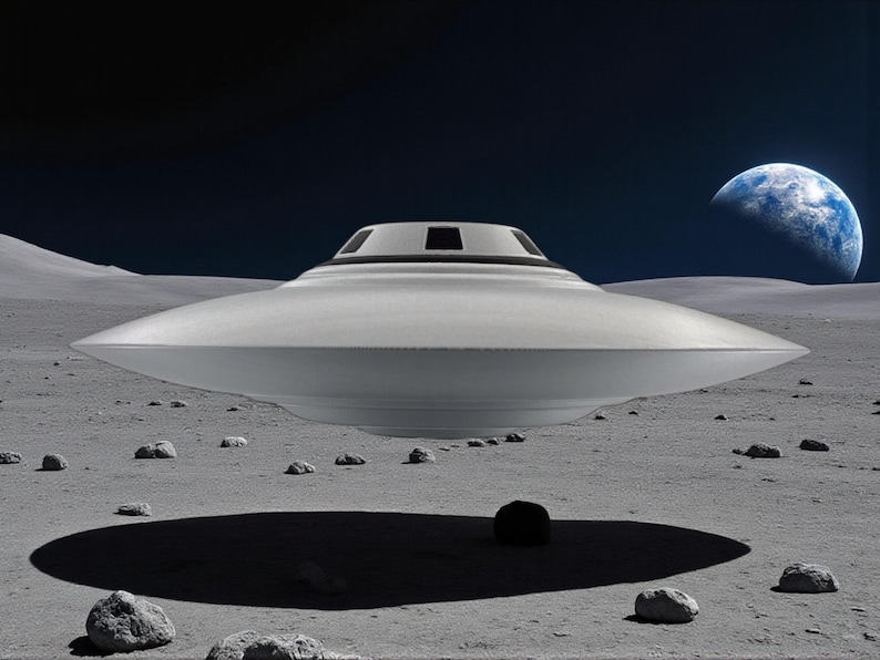 S4 Sport Model UFO | Bob Lazar Area 51 Saucer With Stand | 8" & 12 ...