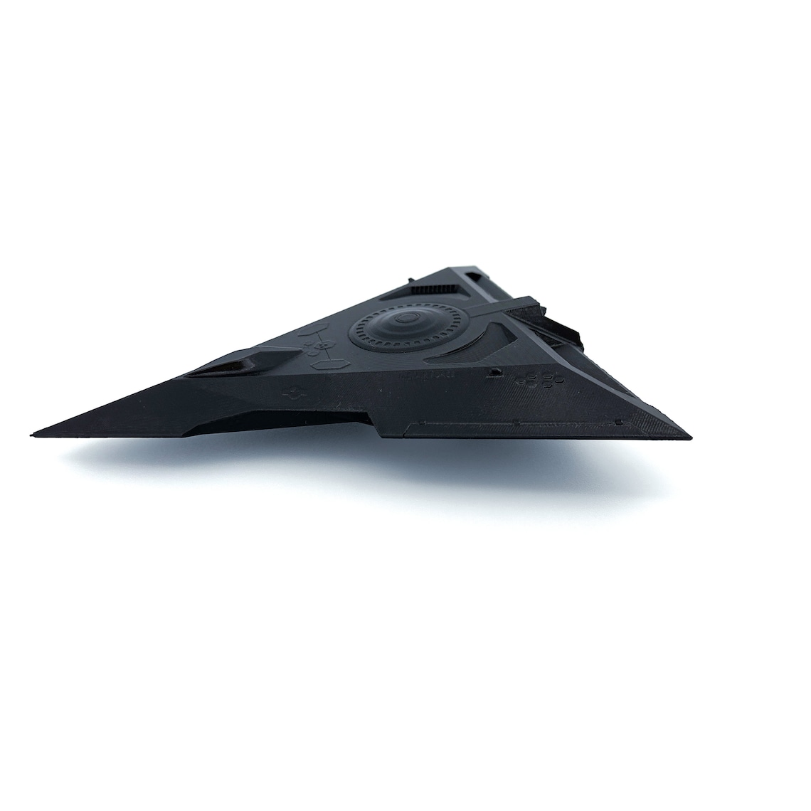 TR-3B Black Manta Triangle 3D Printed, ARV UFO Model With Stand ...