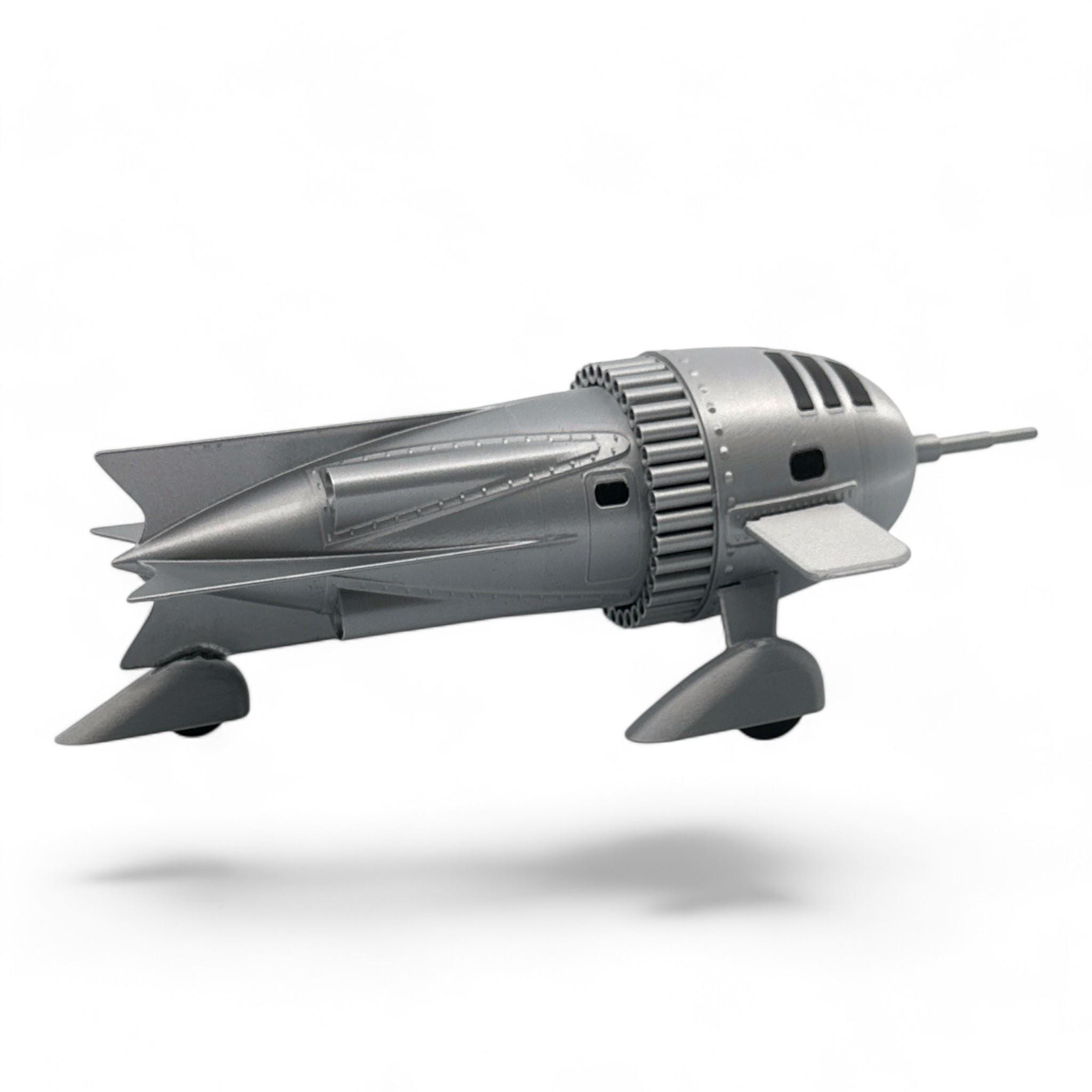 Flash Gordon Rocket Ship 3D Printed, Dr Zarkov Retro Sci-fi Replica ...