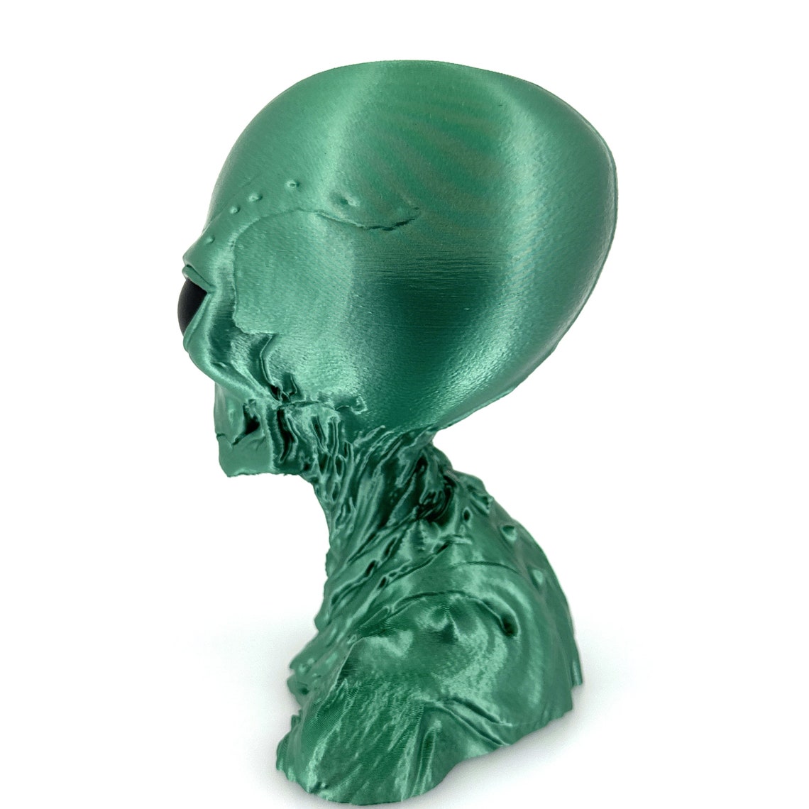 Insectoid Alien Head Bust 3D Printed Sci-fi Extraterrestrial Head, UFO ...