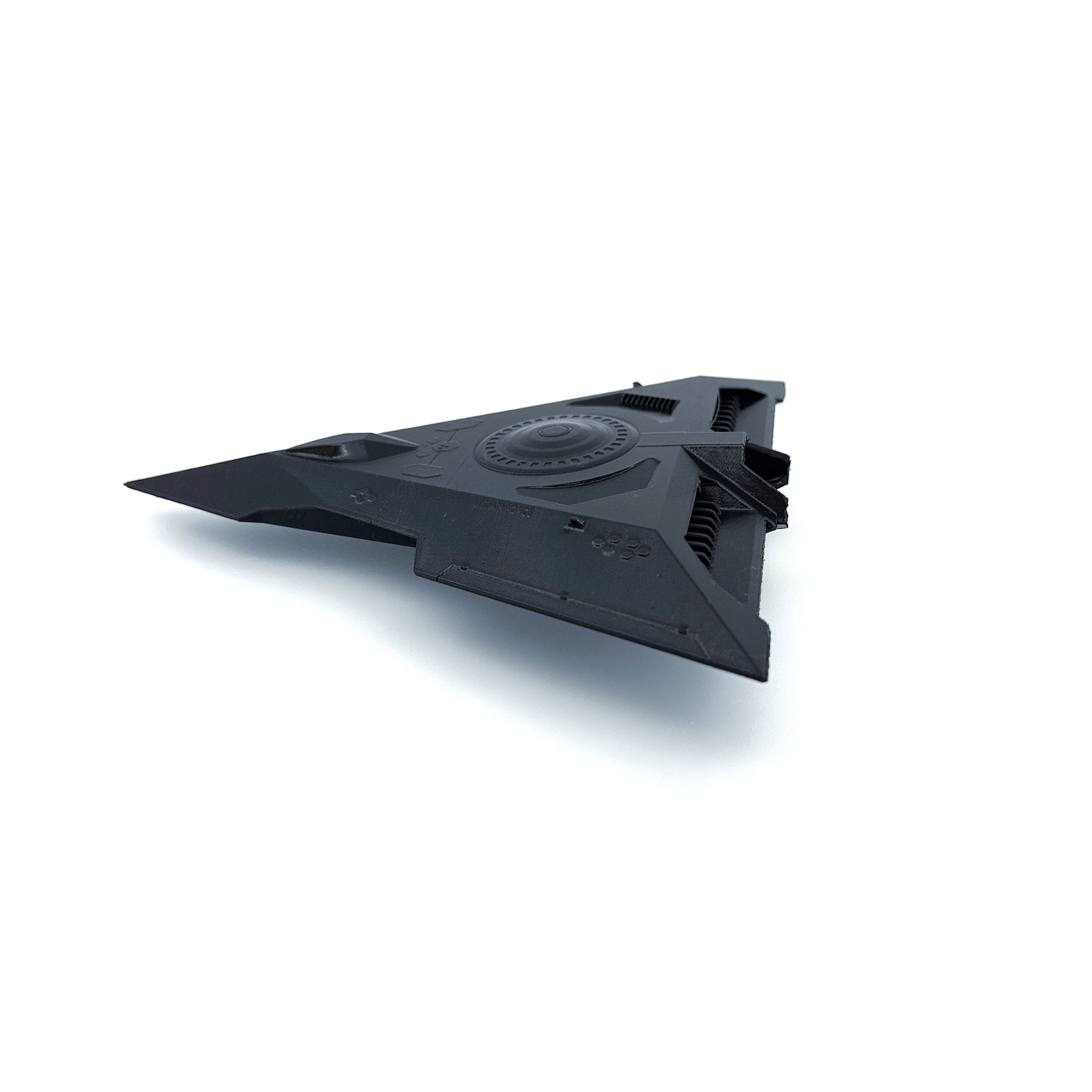 TR-3B Black Manta Triangle ARV Model - 3D Printed UFO Replica in Gloss ...