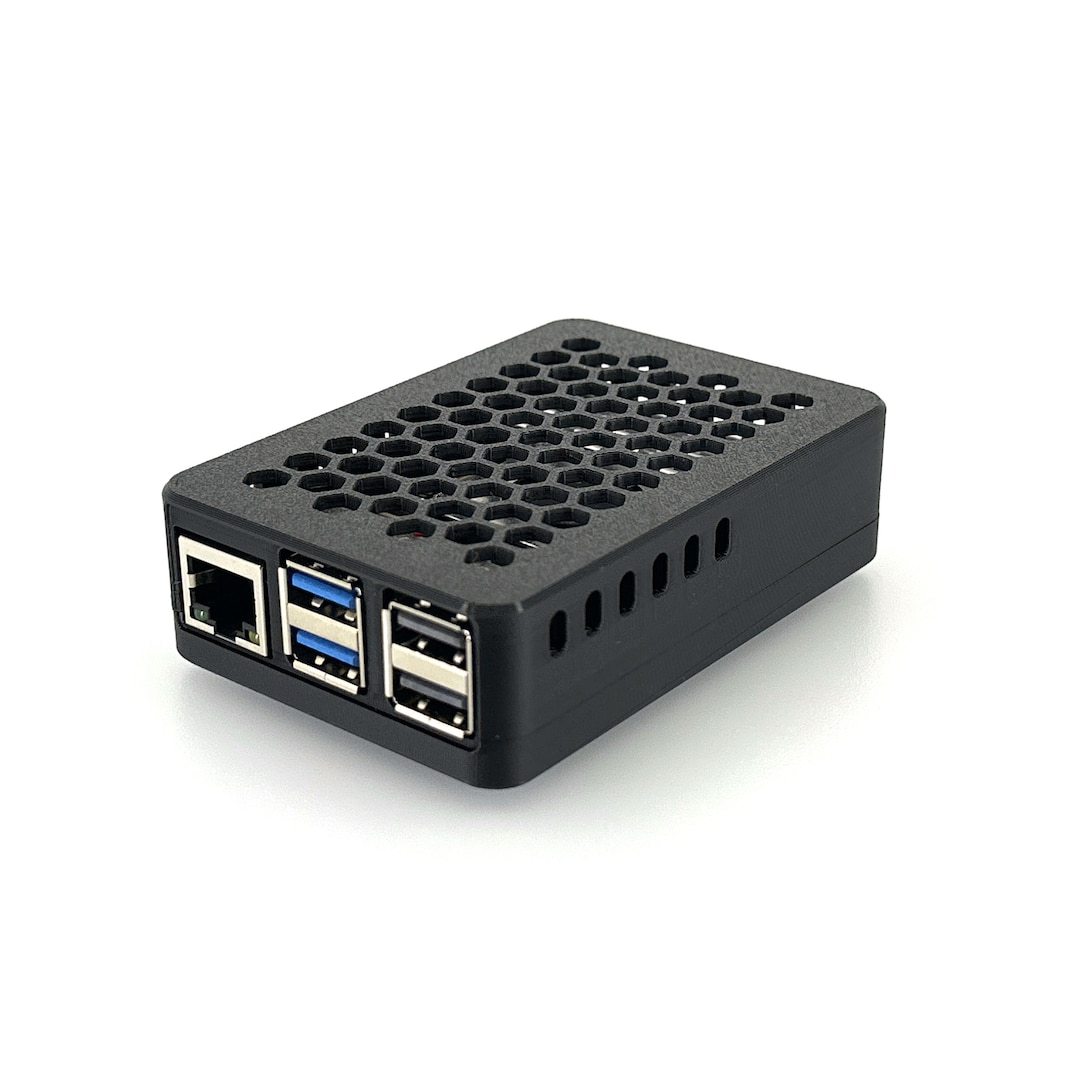 Raspberry Pi 5 Case | Custom 3D Printed With Silicone Bumper Pads ...