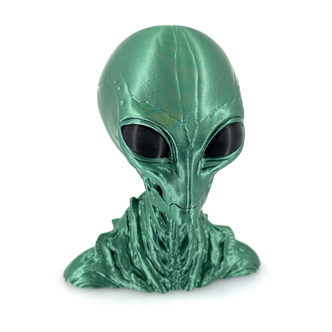 Insectoid Alien Head Bust 3D Printed Sci-fi Extraterrestrial Head, UFO ...