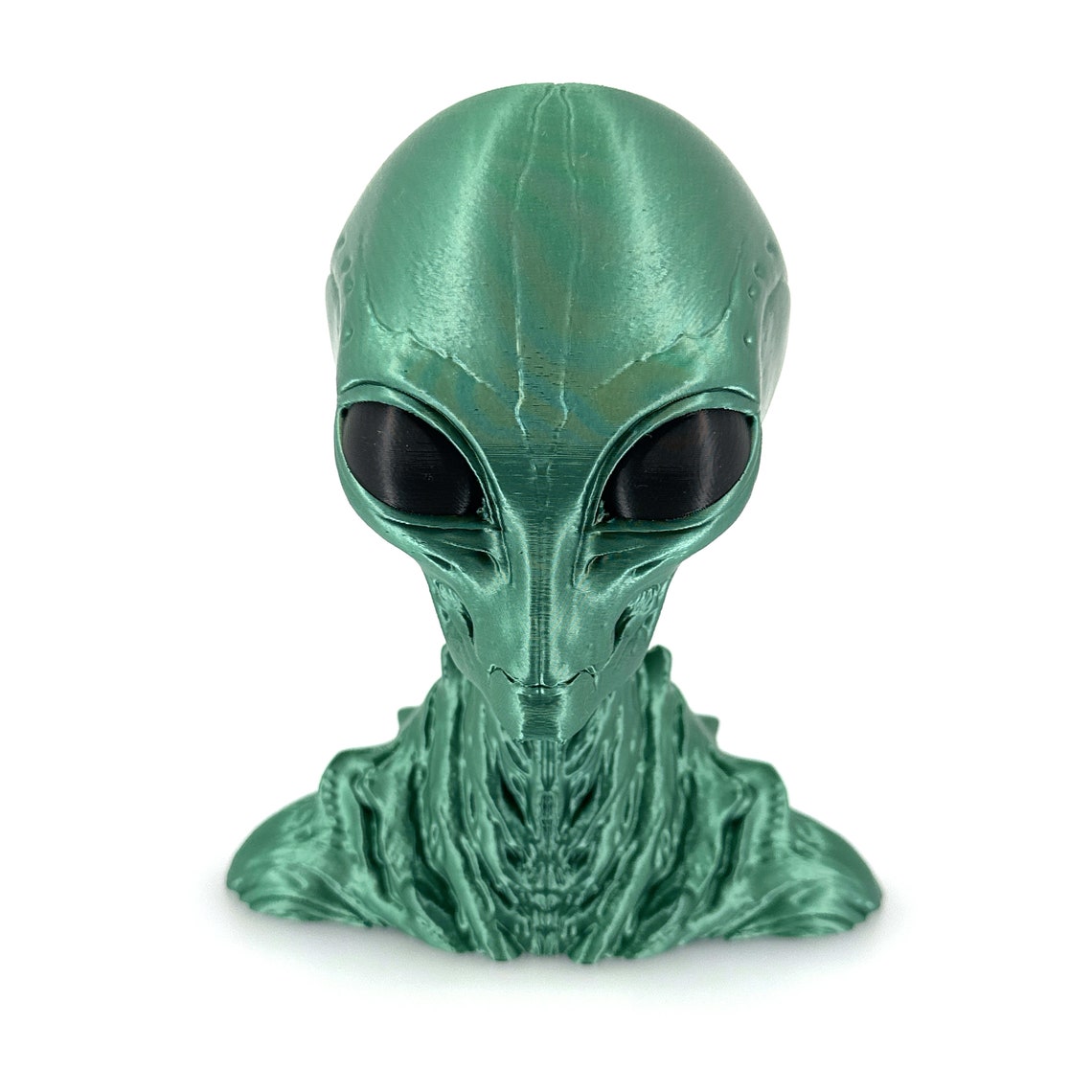 Insectoid Alien Head Bust 3D Printed Sci-fi Extraterrestrial Head, UFO ...