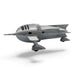 Flash Gordon Rocket Ship 3D Printed, Dr Zarkov Retro Sci-fi Replica ...