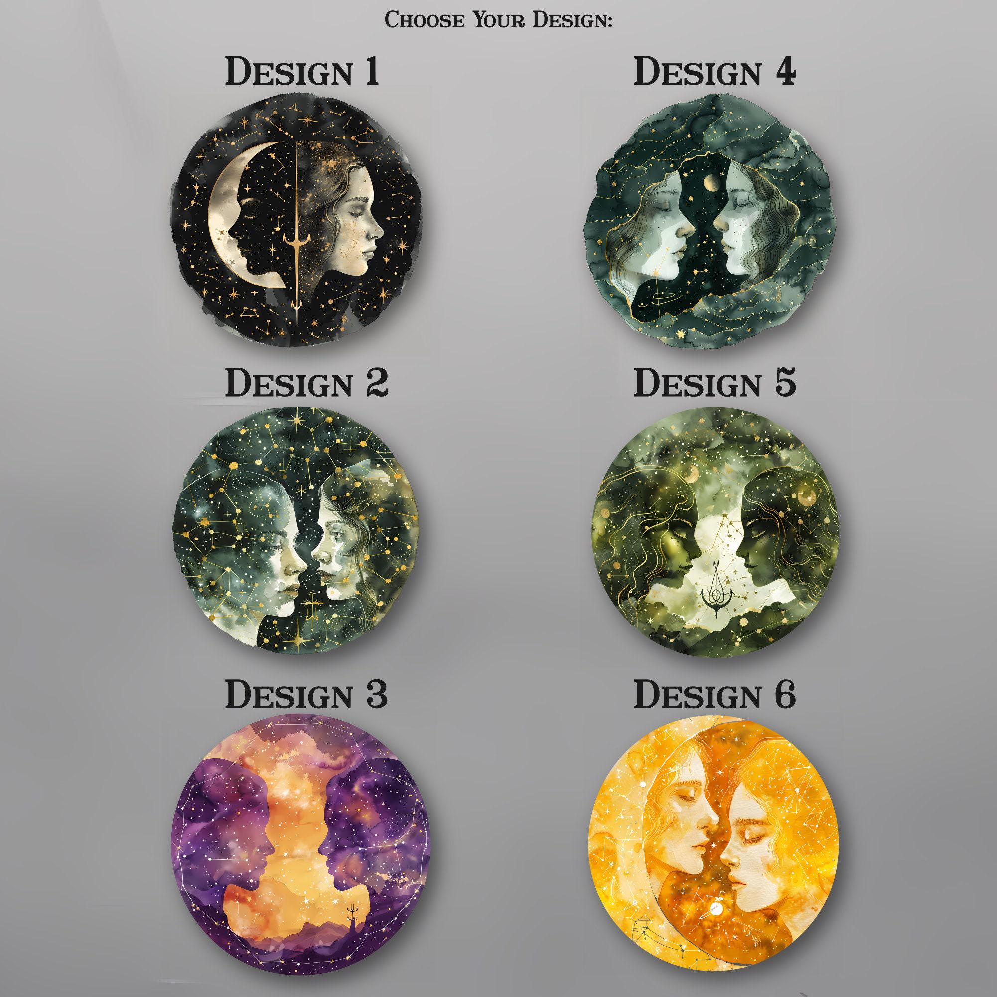 Custom Zodiac Wall Art, Personalized Gemini Constellation Print, Zodiac ...