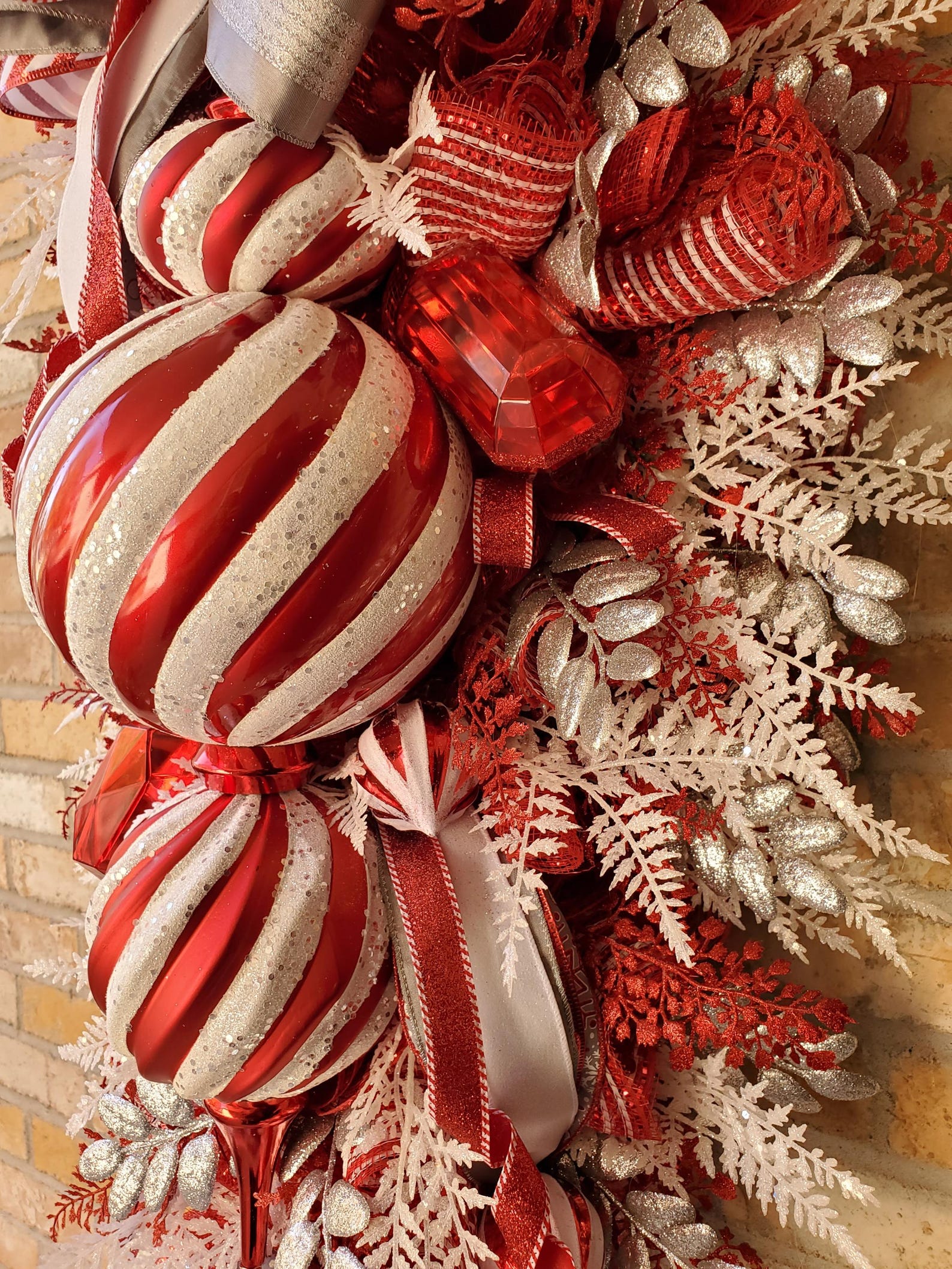 Christmas Wreath Sign Xl Christmas Wreath Christmas Gem Wreath Luxury