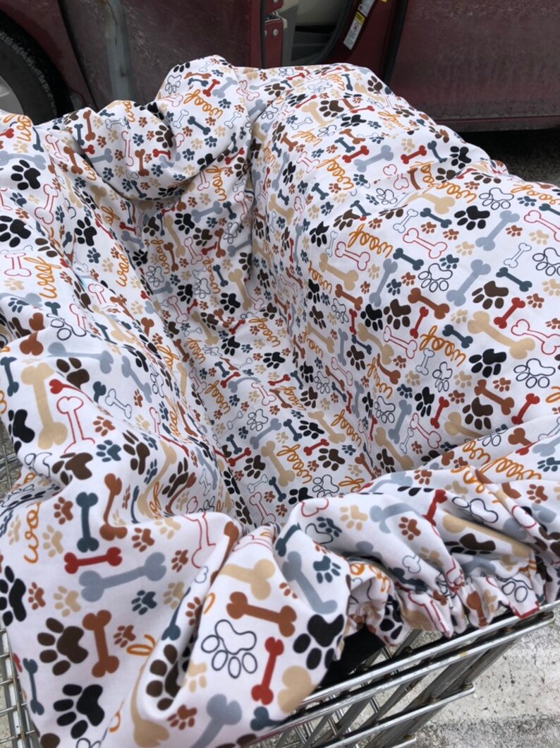 Dog Puppy Fur Baby Shopping Cart Cover ......woof by - Etsy