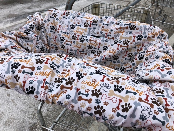 Dog Puppy Fur Baby Shopping Cart Cover ......woof by - Etsy