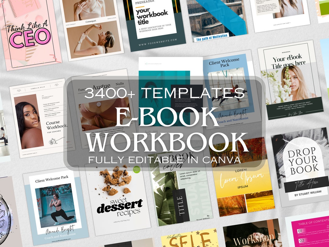 E-book Templates | Editable E-book | Customizable E-book | Digital E ...