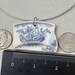 USNA - Hand-crafted Broken China PENDANT Created From a Slice of ...