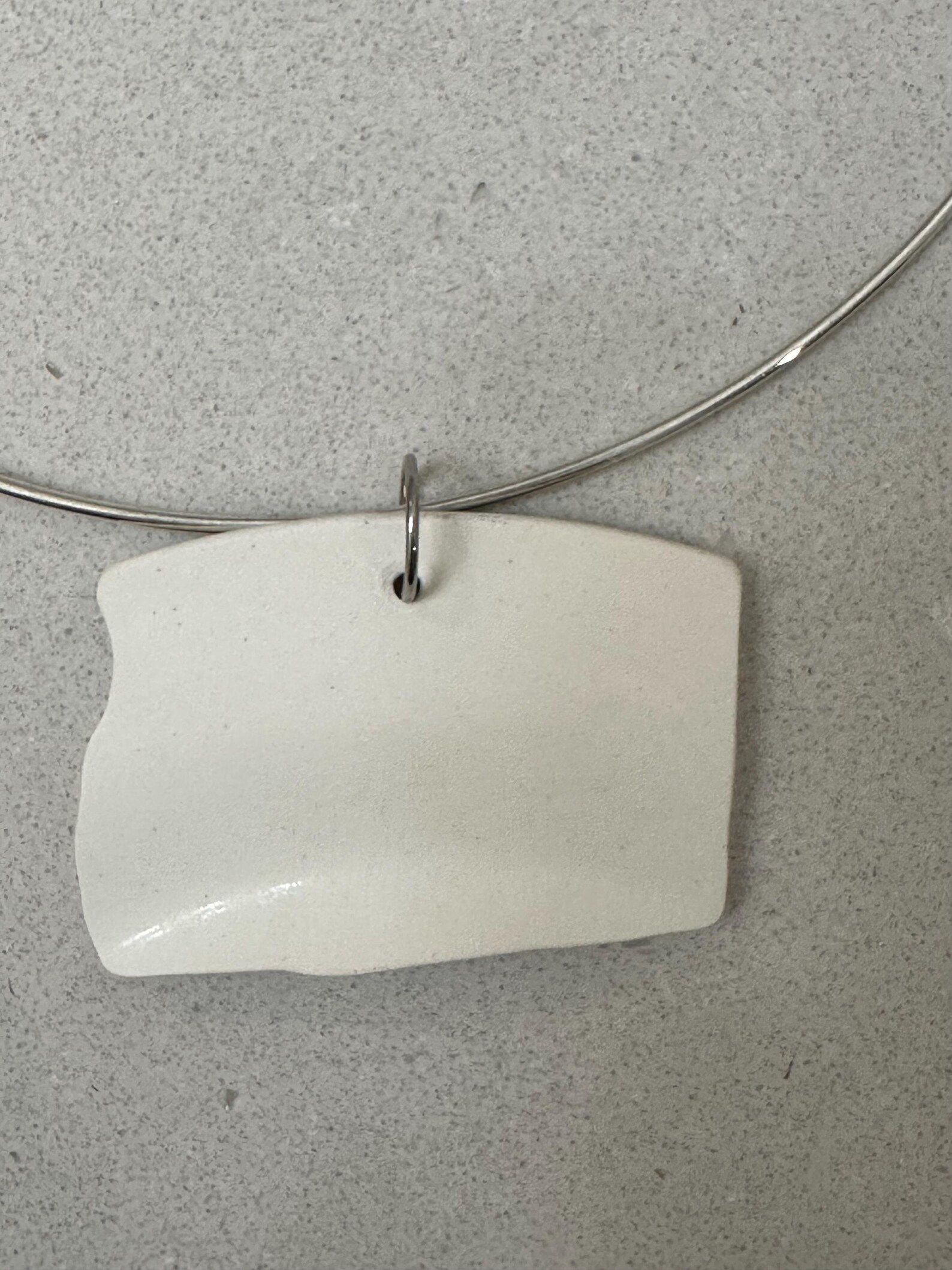 USNA - Hand-crafted Broken China PENDANT Created From a Slice of ...