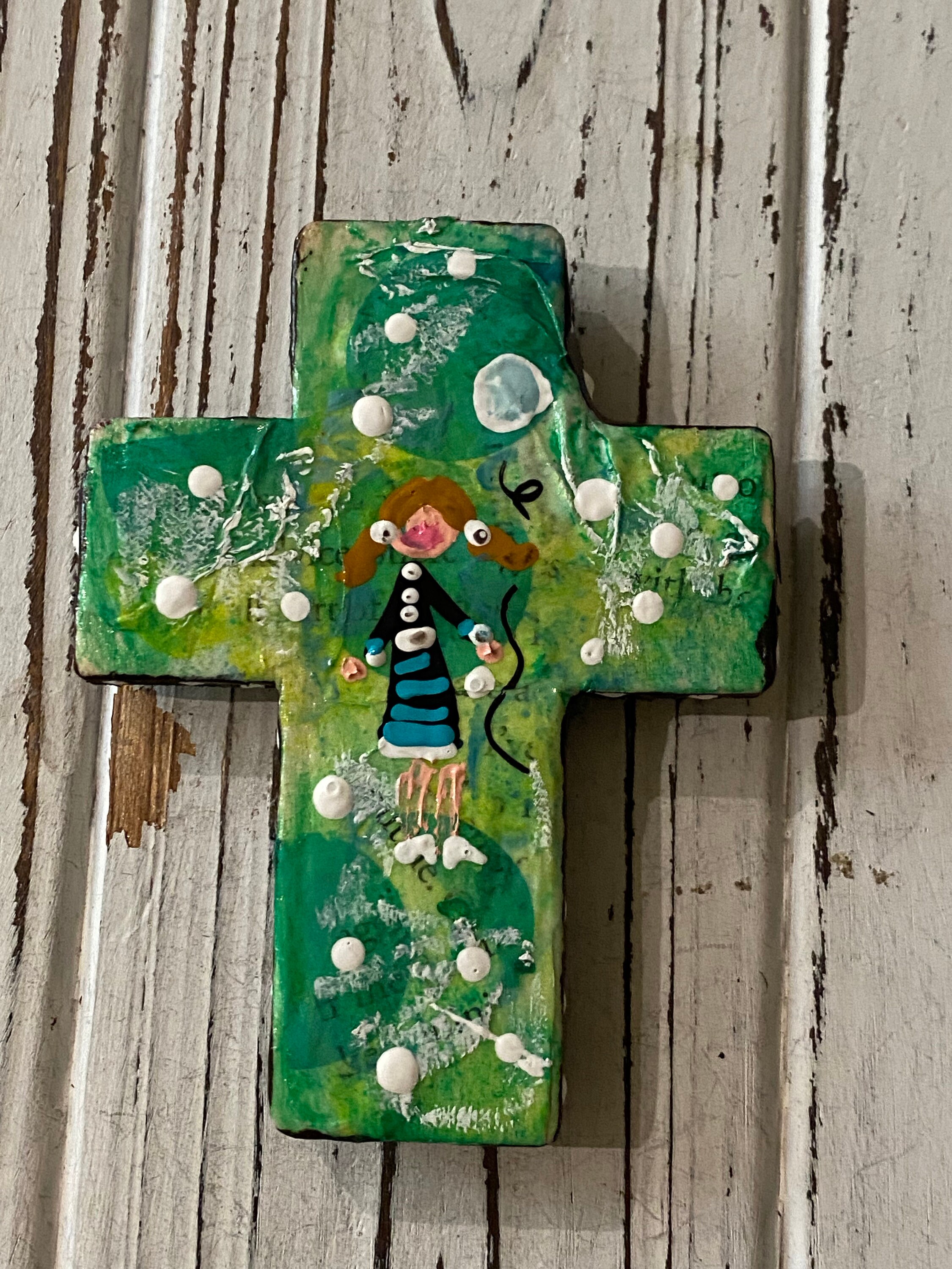 Art & Collectibles Paper Mixed Media & Collage Original Art Art Magnet ...