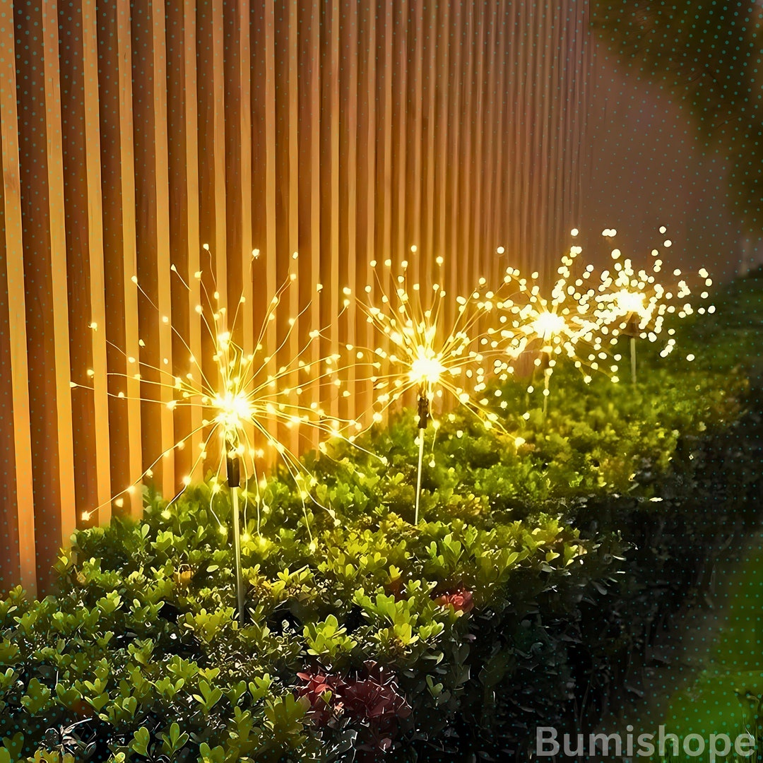 Solar Dandelion Garden Lights, Decorative LED Lawn Lights for Patio ...