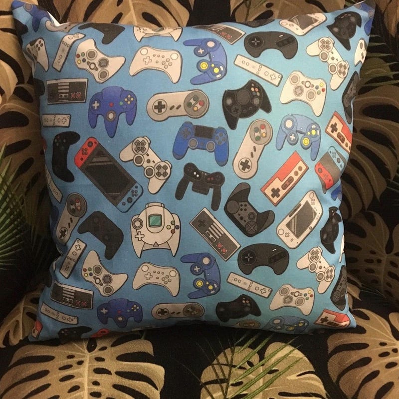 Gaming Cushion - Etsy UK