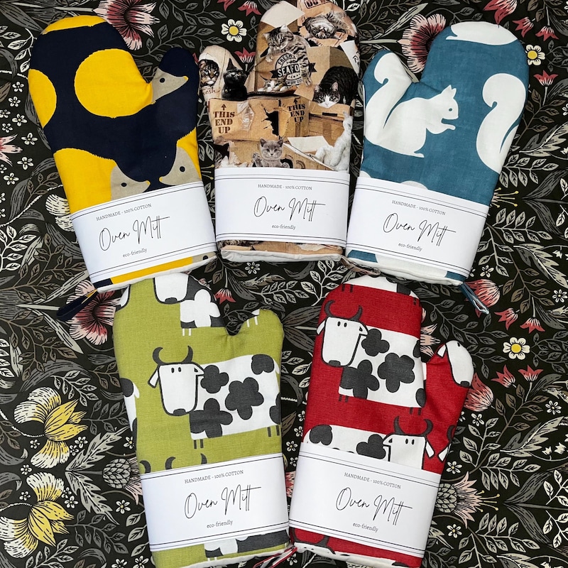 Cute Oven Mitts - Etsy