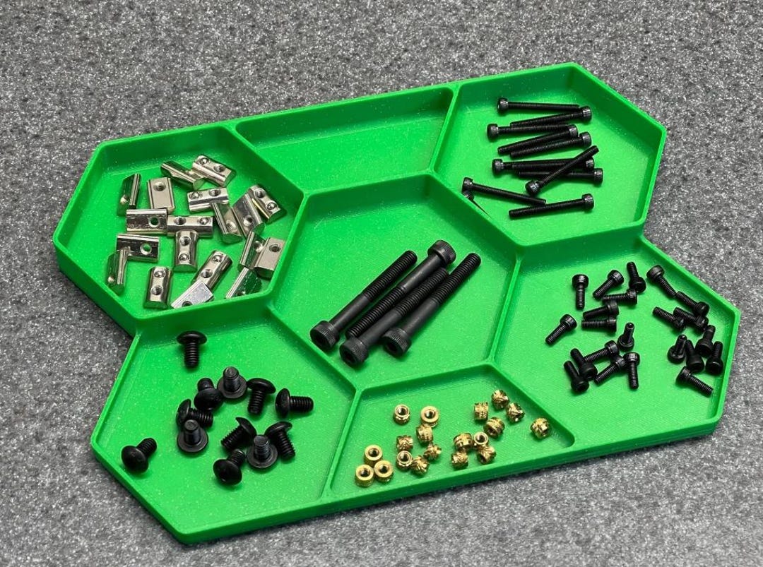 Hexagon Parts Tray - Etsy