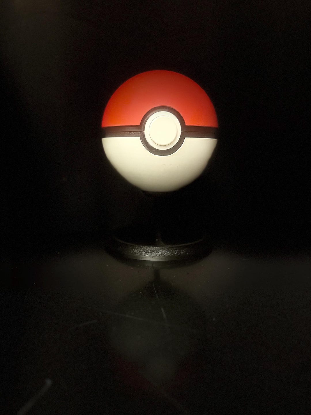 Large Display Pokeball - Functional Button and Hinge - Etsy