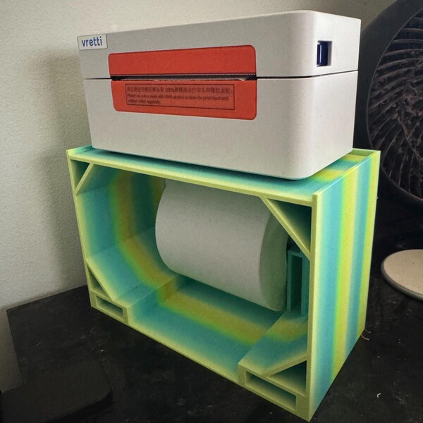 Thermal Label Printer Shelf, SKADIS or 1/4" Pegboard Compatible ...