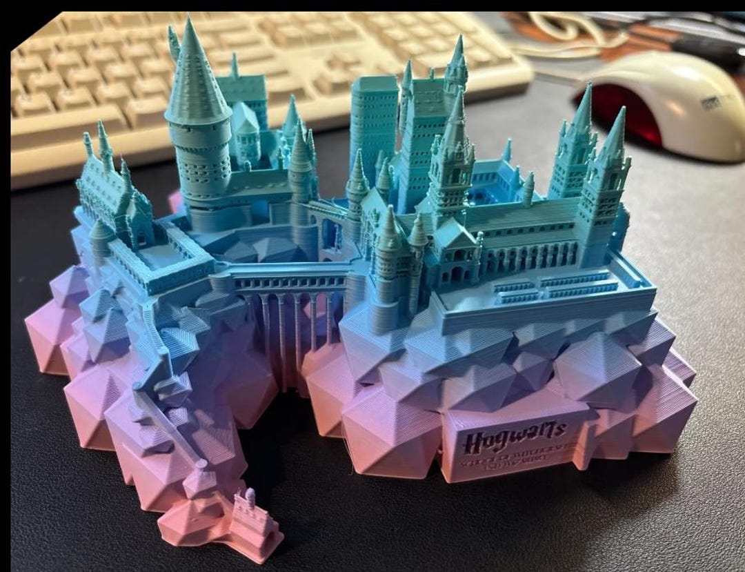 Hogwarts Castle 3D Model – Magical Harry Potter Display | Gift for Wizarding Fans - Etsy
