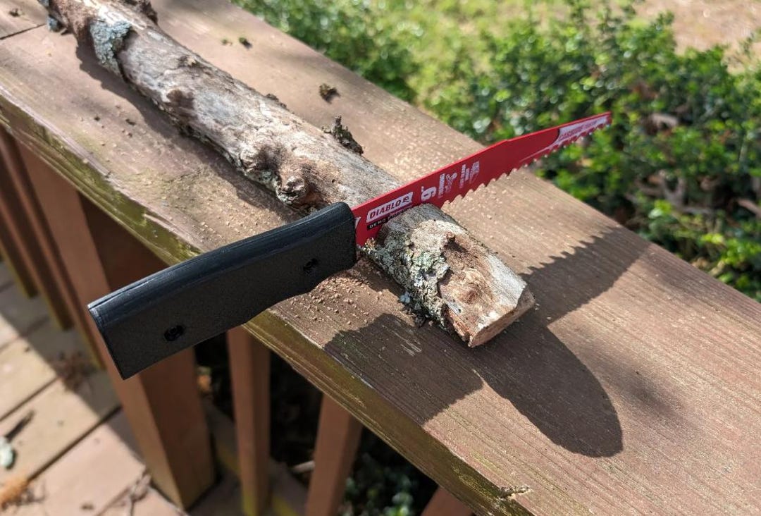 Ultralight Backpacking Saw - Uses Sawzall / Reciprocating Saw Blades ...