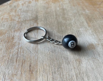 8 Ball Keychain Charm purse Charm Billiards Accessories Magical 8 Ball ...