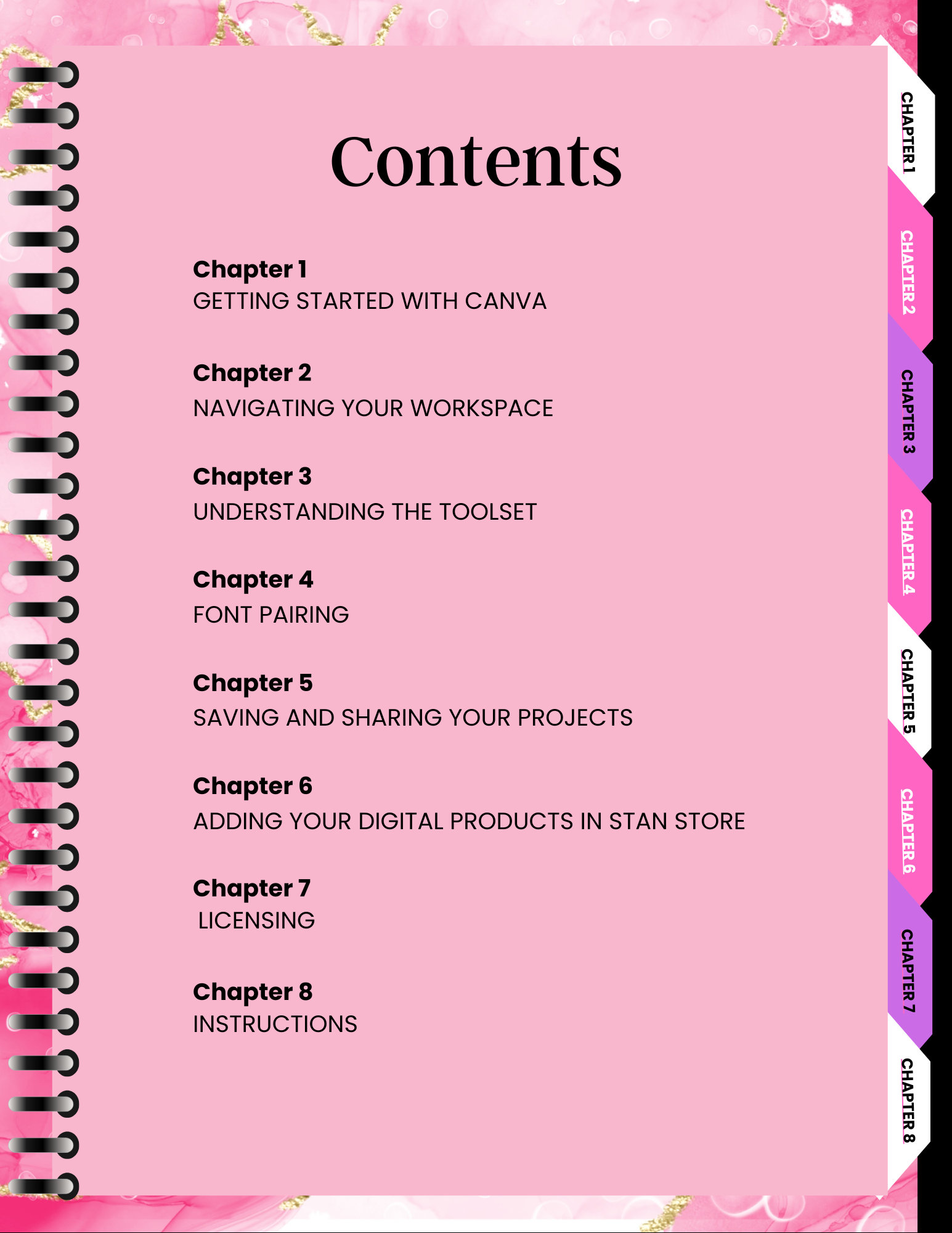 Canva Crash Course, Canva Workbook, Canva Workbook, Canva Guide, Canva ...