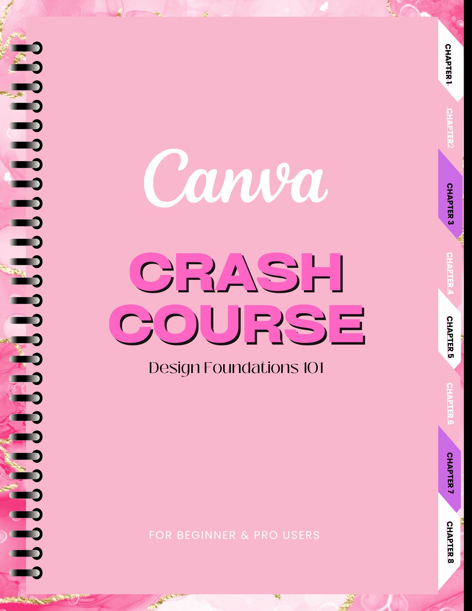 Canva Crash Course, Canva Workbook, Canva Workbook, Canva Guide, Canva ...
