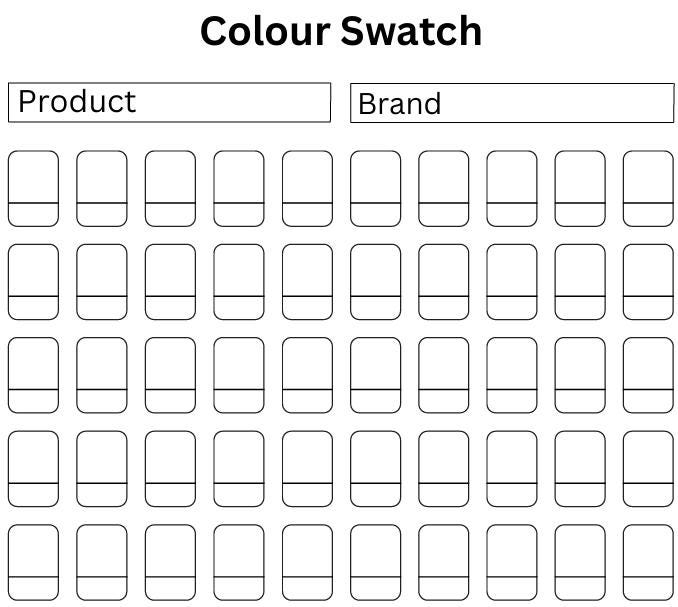 Colour Swatch Sheet PDF Printable Download | Colouring Swatch Pencils ...