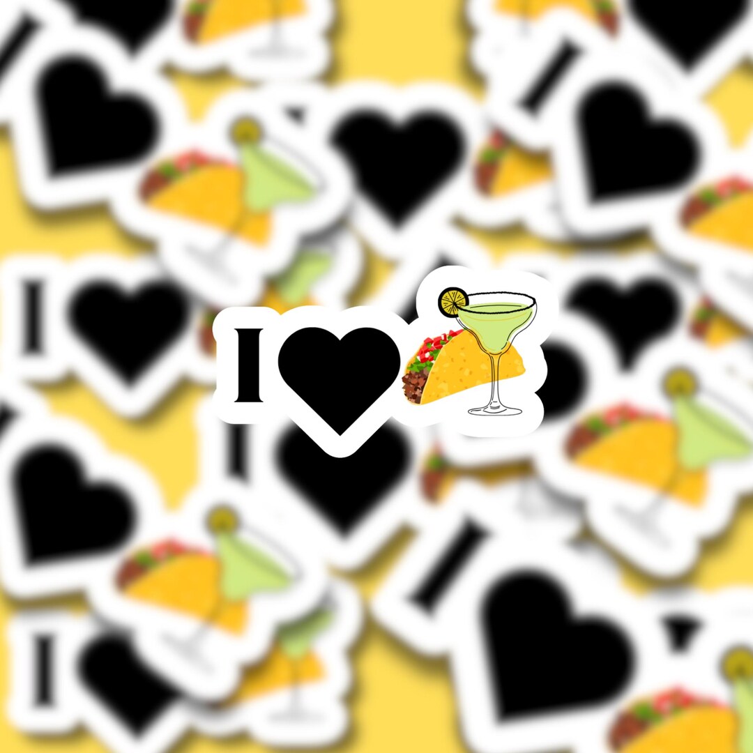 Taco Tuesday Kiss-cut Stickers, Mexican Food Decal, Taco Lover Gift ...